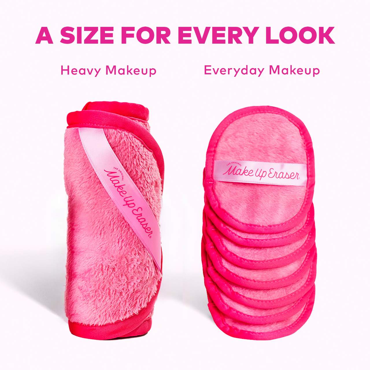 Mini Makeup Eraser® Pro Pink Reusable Makeup Remover | Cosmopolitan Shop
