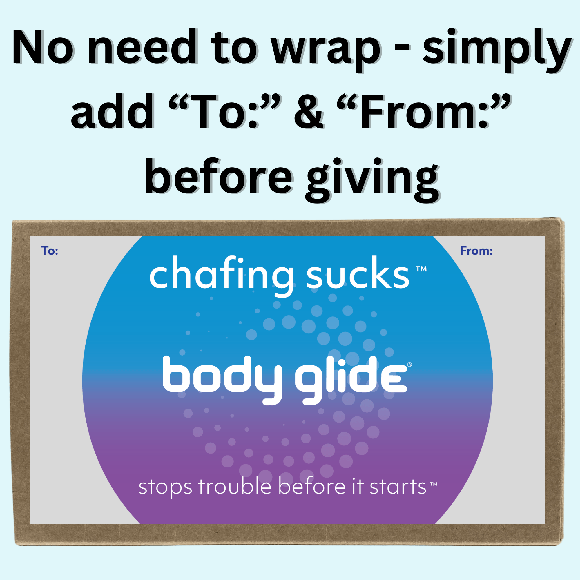 Body Glide Body Anti Chafing Stick & Foot Glide Anti Blister Stick Gift ...