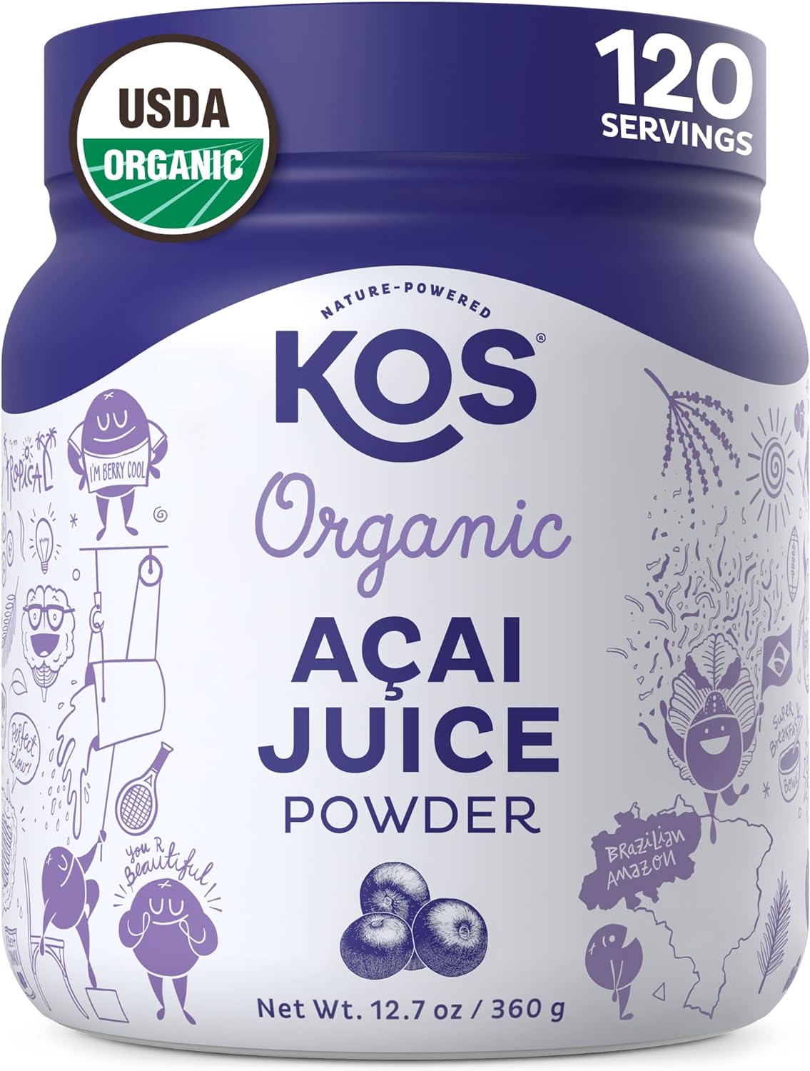 Kos Organic Acai Powder | Cosmopolitan Shop