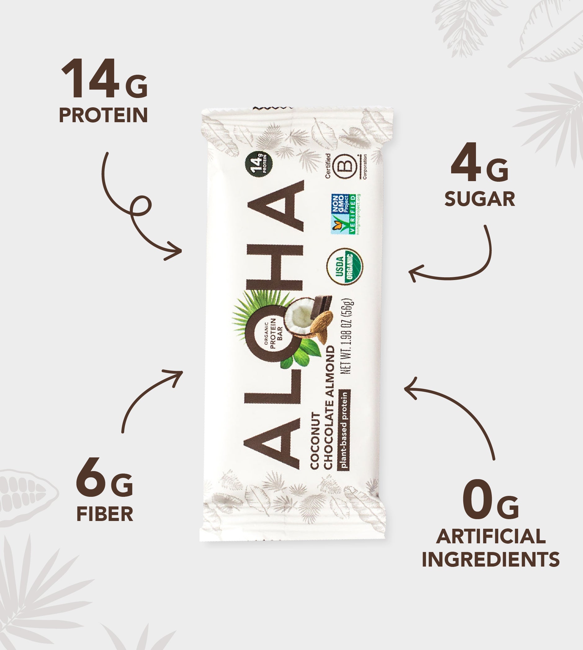 Coconut Chocolate Almond Protein Bar | Cosmopolitan Shop