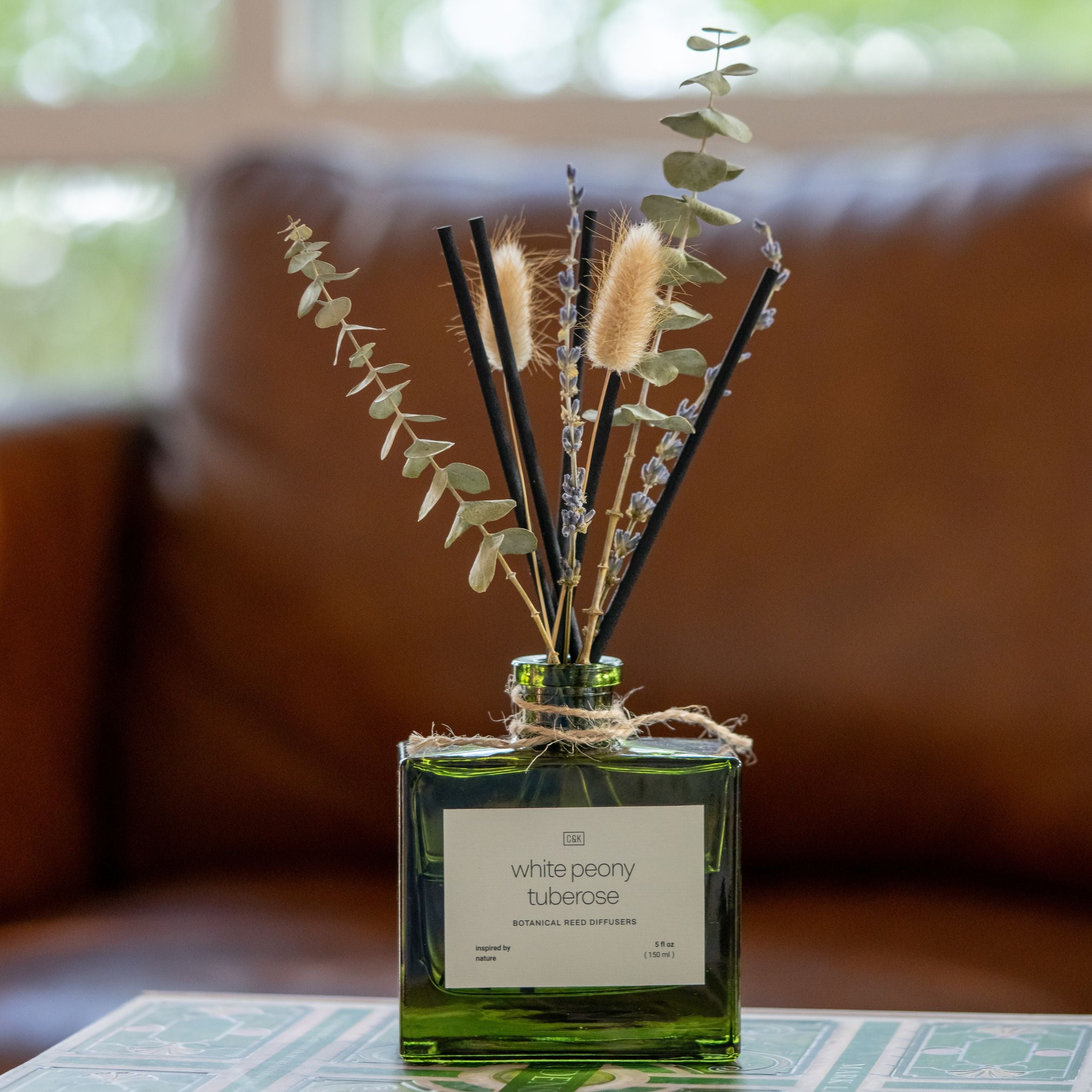 Green Collection Reed Diffuser with Colors - Santal Woods ...