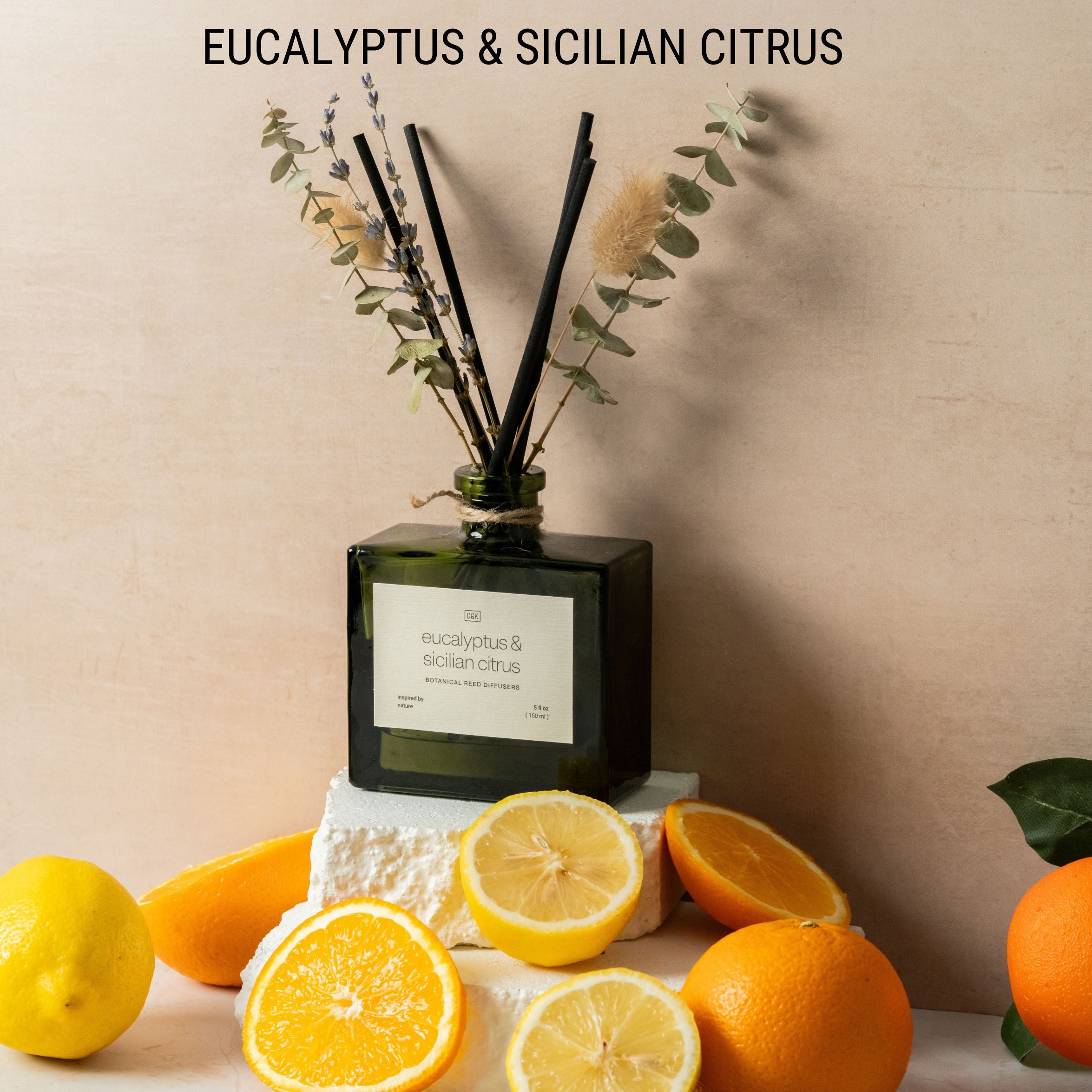 Green Collection Reed Diffuser with Colors - Santal Woods ...