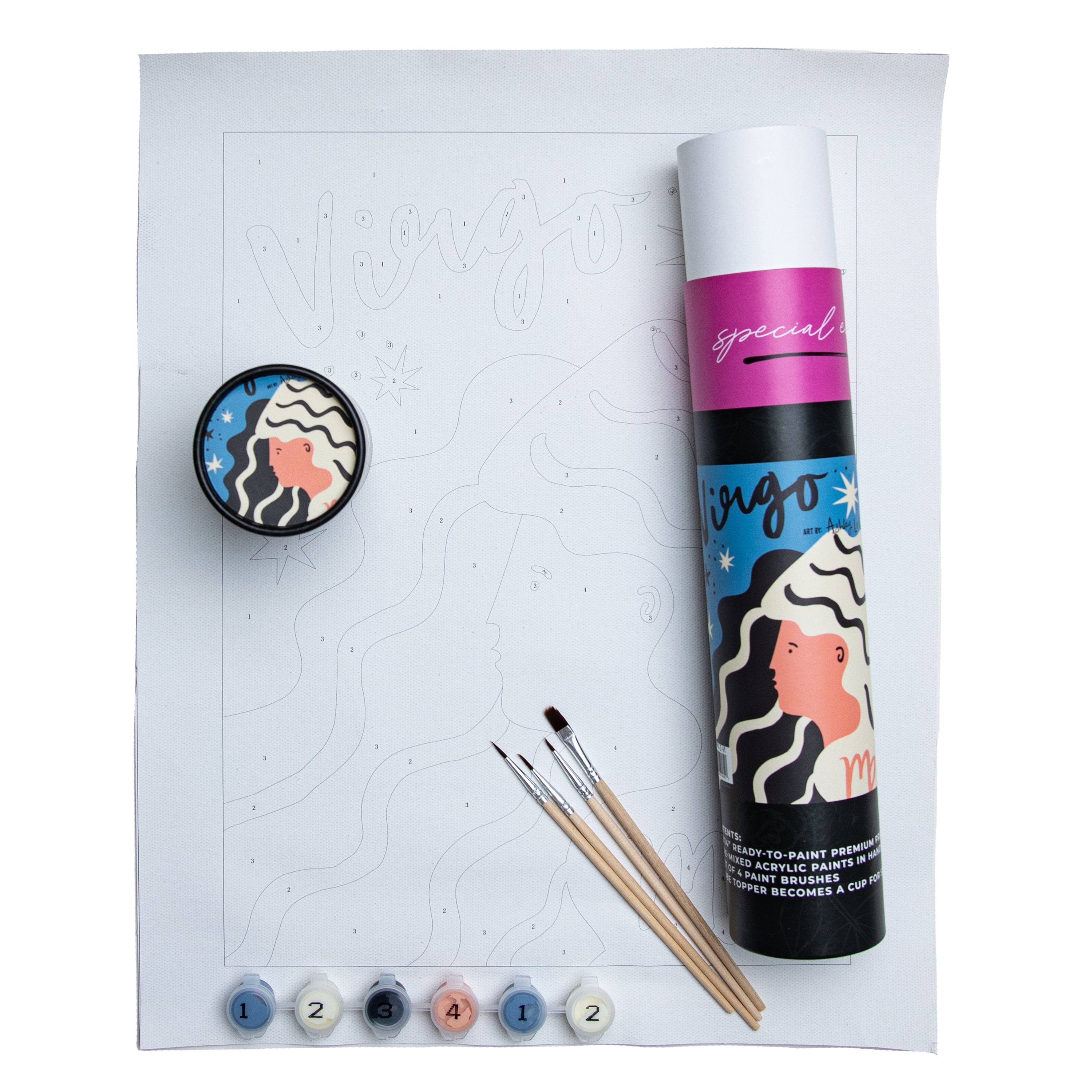 Special Edition Zodiac: Virgo - Paint by Numbers Kit | Cosmopolitan Shop