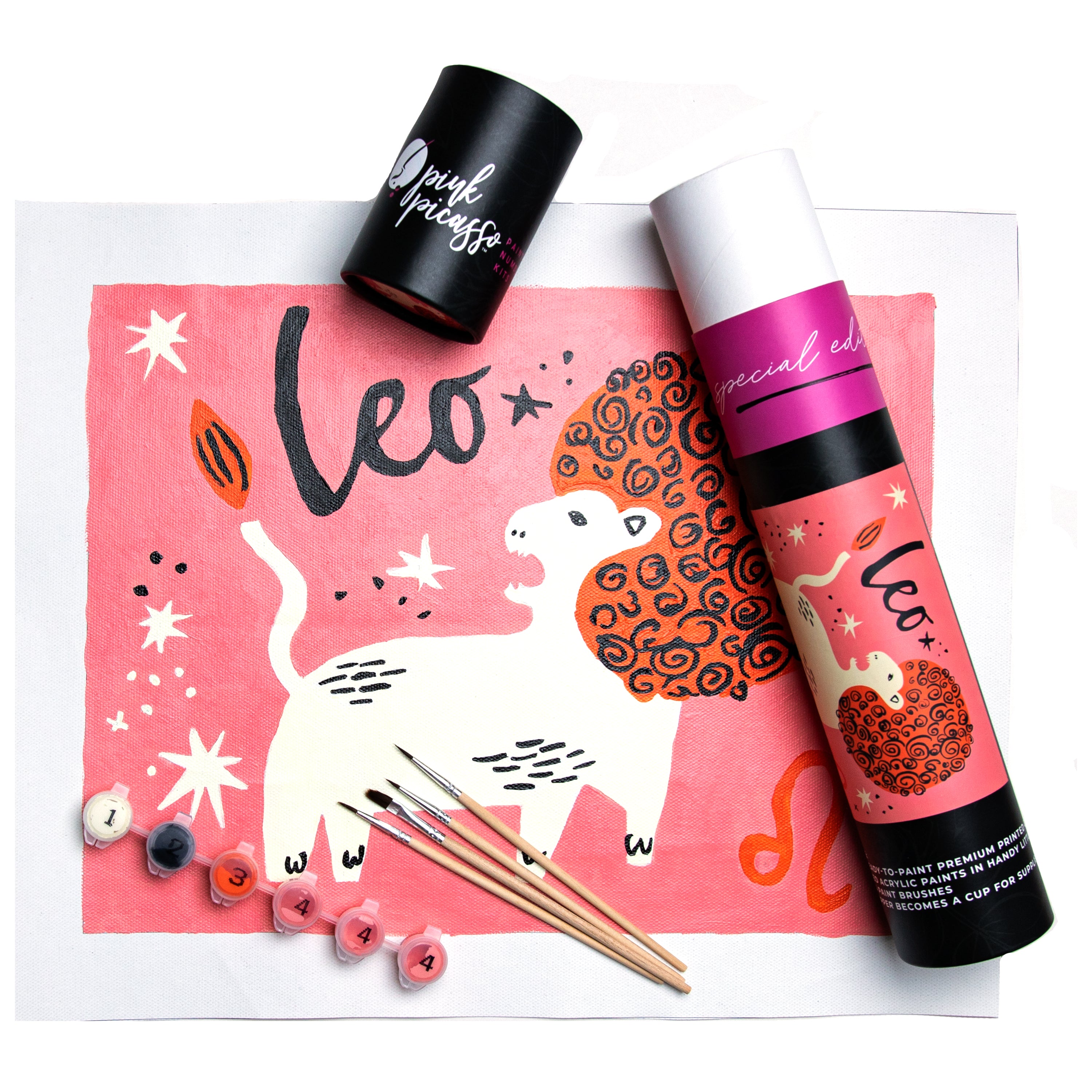 Special Edition Zodiac: Leo - Paint by Numbers Kit | Cosmopolitan Shop