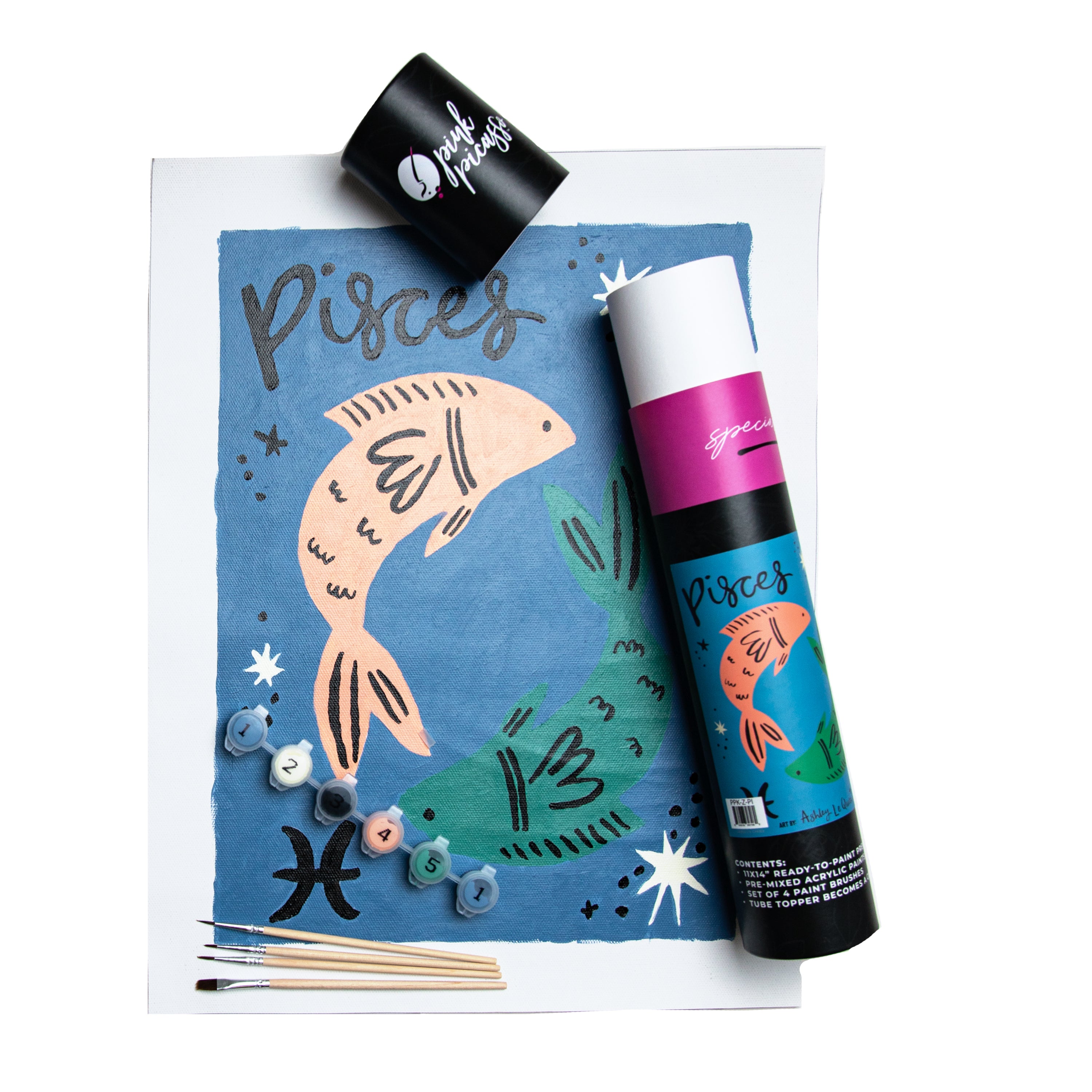 Special Edition Zodiac: Pisces - Paint by Numbers Kit | Cosmopolitan Shop