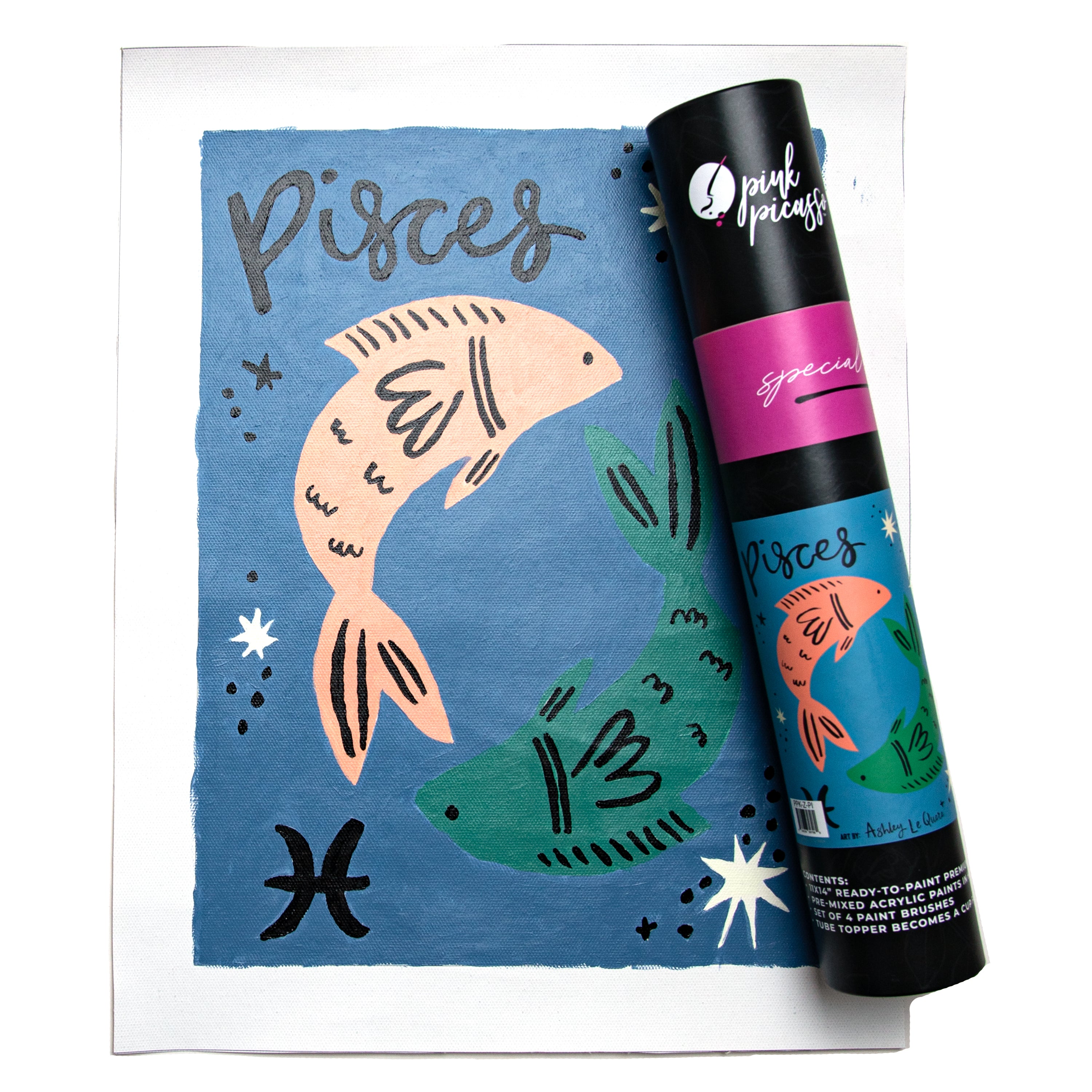 Special Edition Zodiac: Pisces - Paint by Numbers Kit | Cosmopolitan Shop