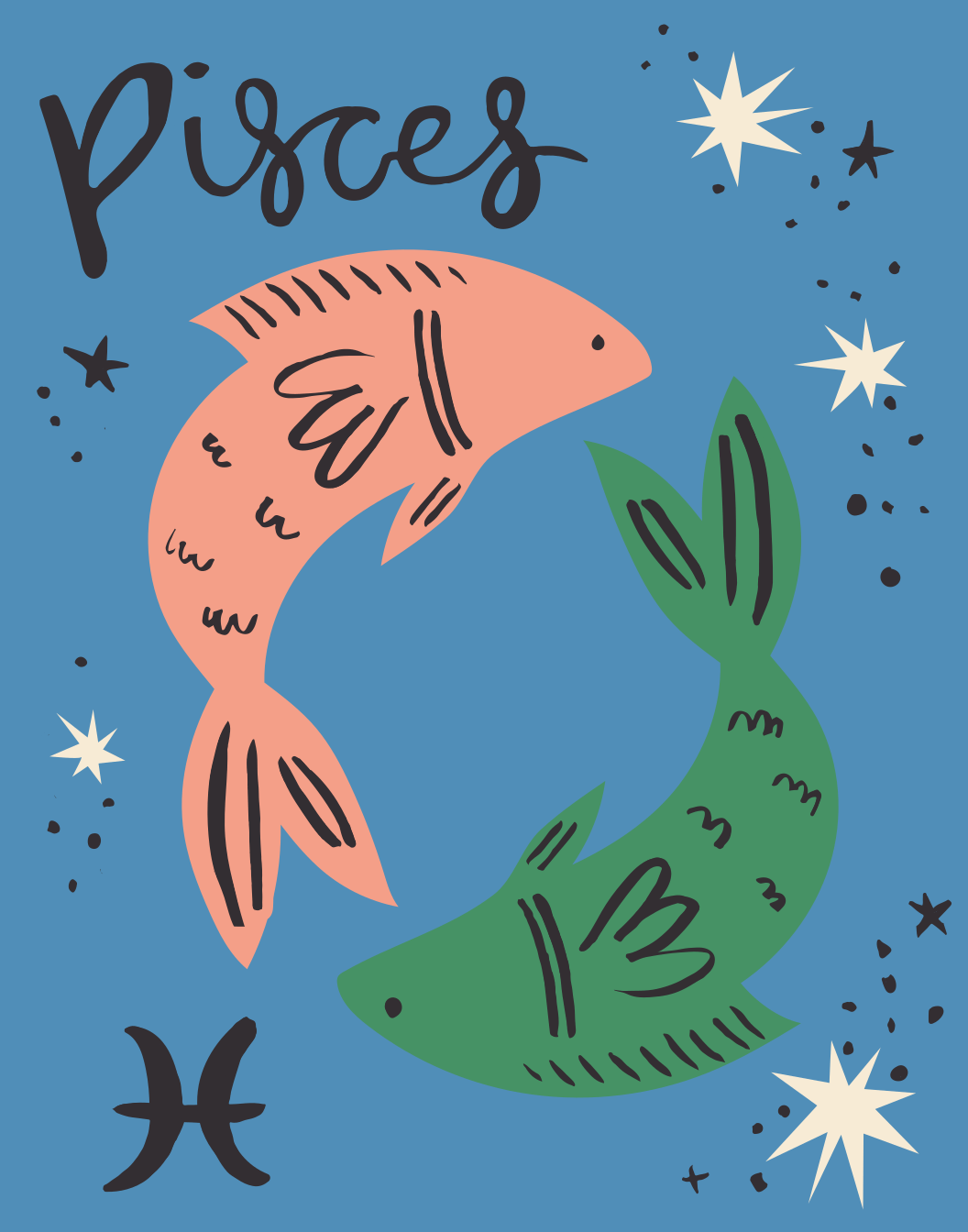 Special Edition Zodiac: Pisces - Paint by Numbers Kit | Cosmopolitan Shop
