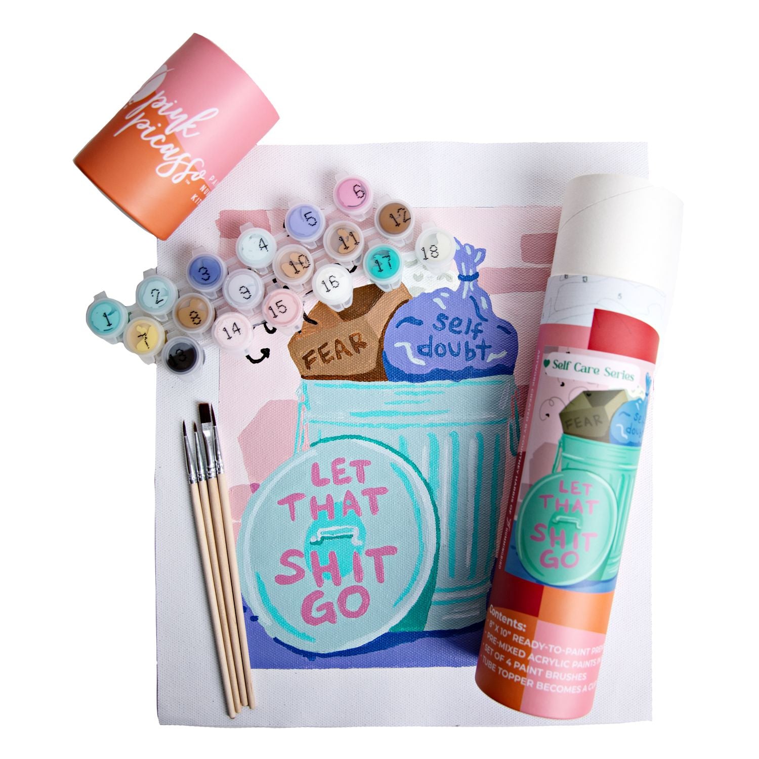 Let That Shit Go - Paint by Numbers Kit | Cosmopolitan Shop