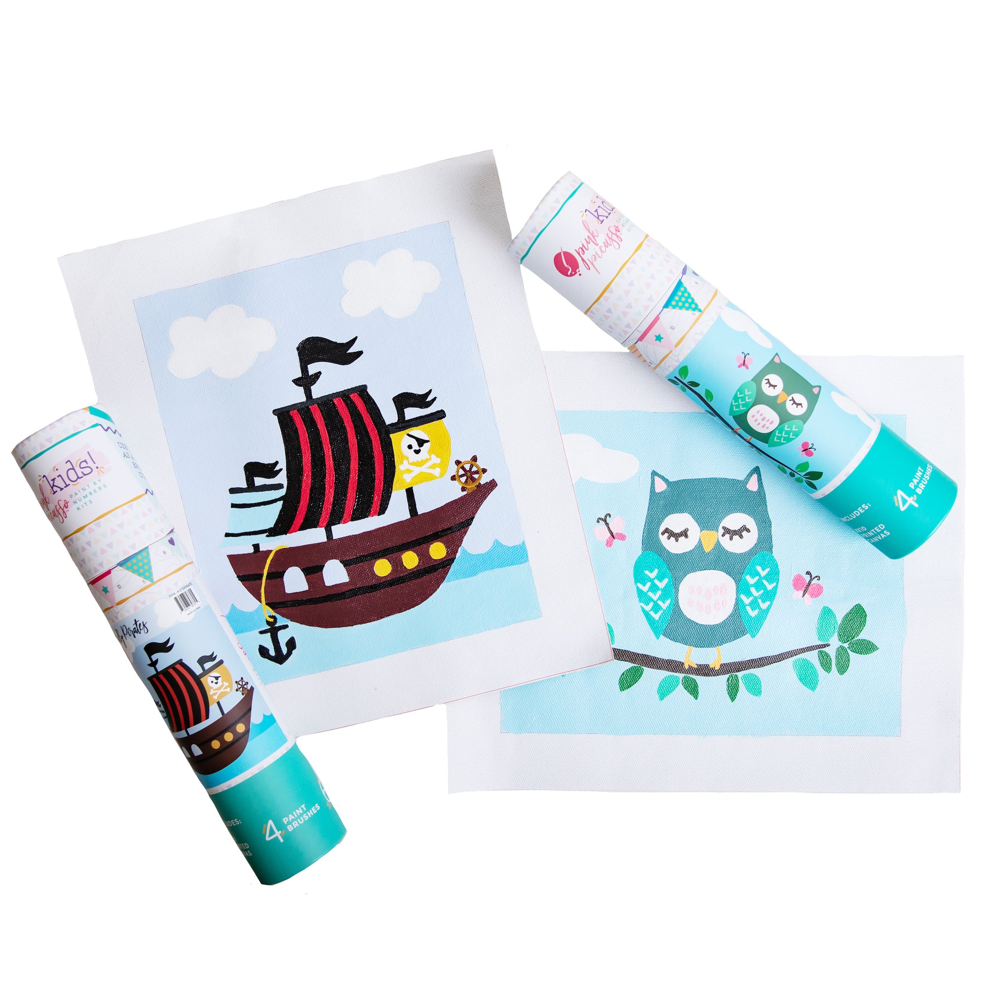Friendly Pirates 8x10 - Paint by Numbers Kit | Cosmopolitan Shop