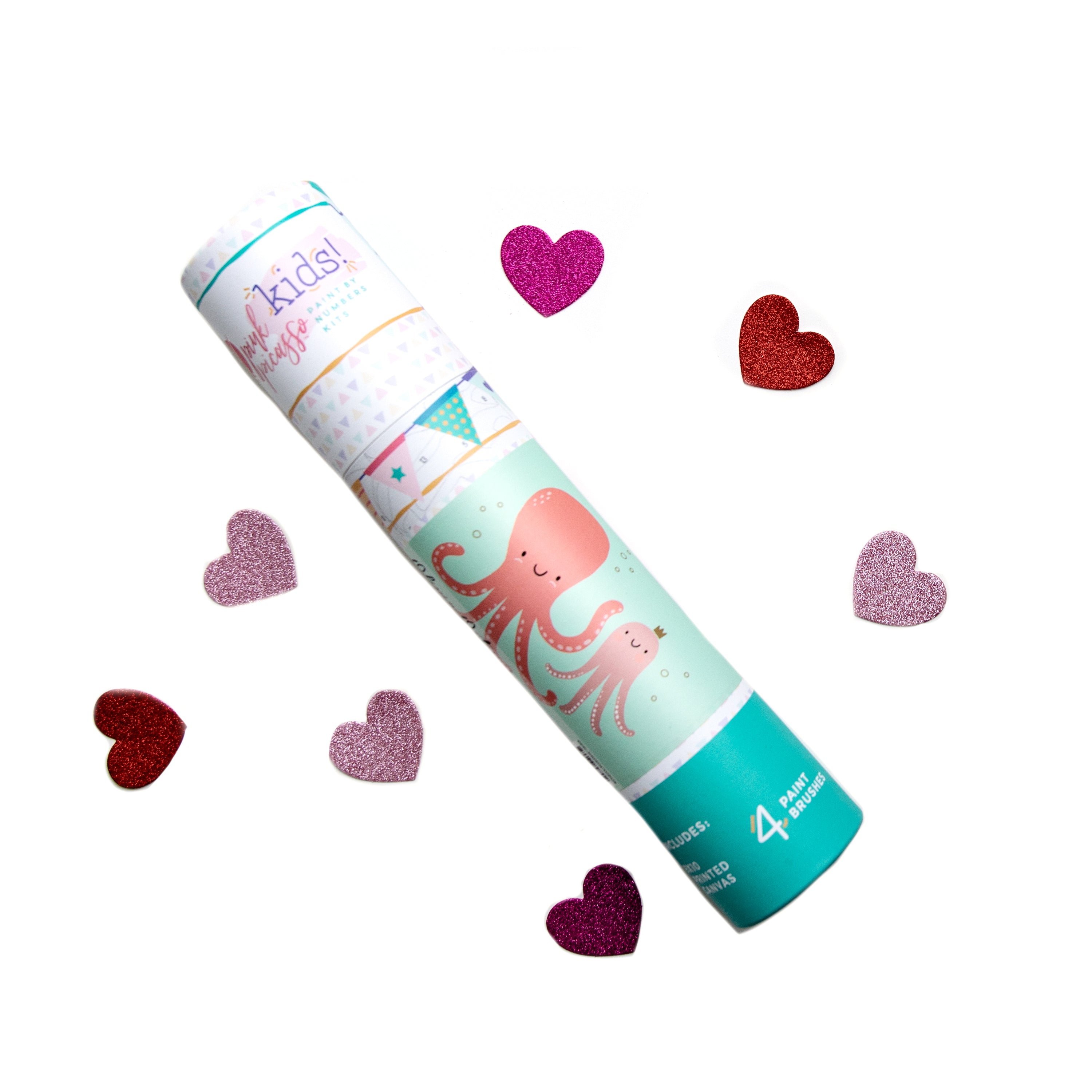 Olivia Octopus 8x10 - Paint by Numbers Kit | Cosmopolitan Shop