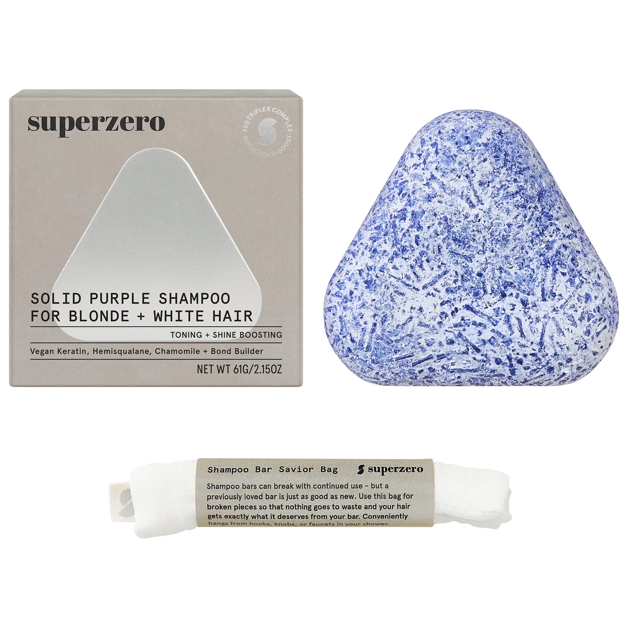 Purple Shampoo Bar For Blonde, Highlighted & White Hair | Cosmopolitan Shop