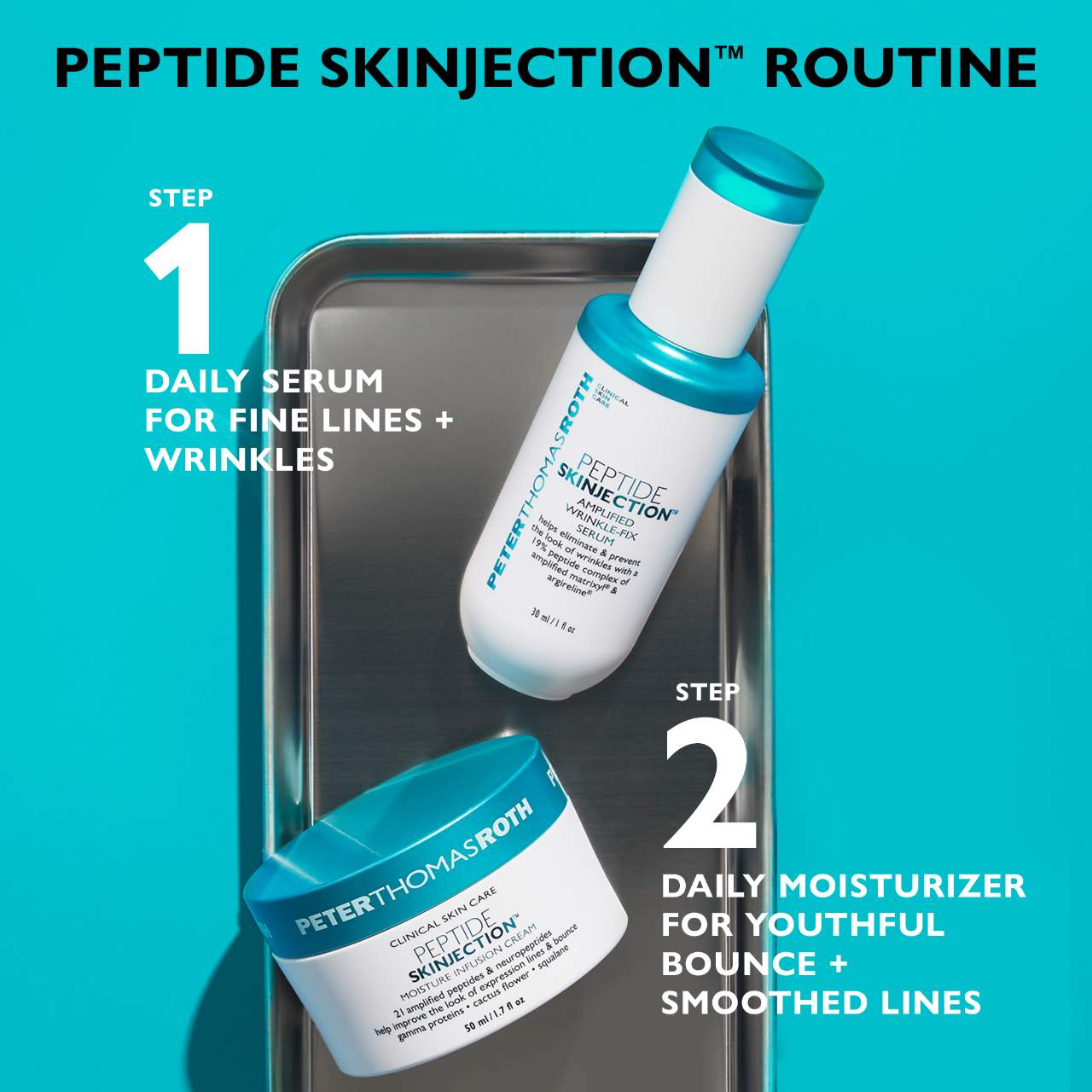 Peptide Skinjection™ Amplified Wrinkle-fix Refillable Serum ...