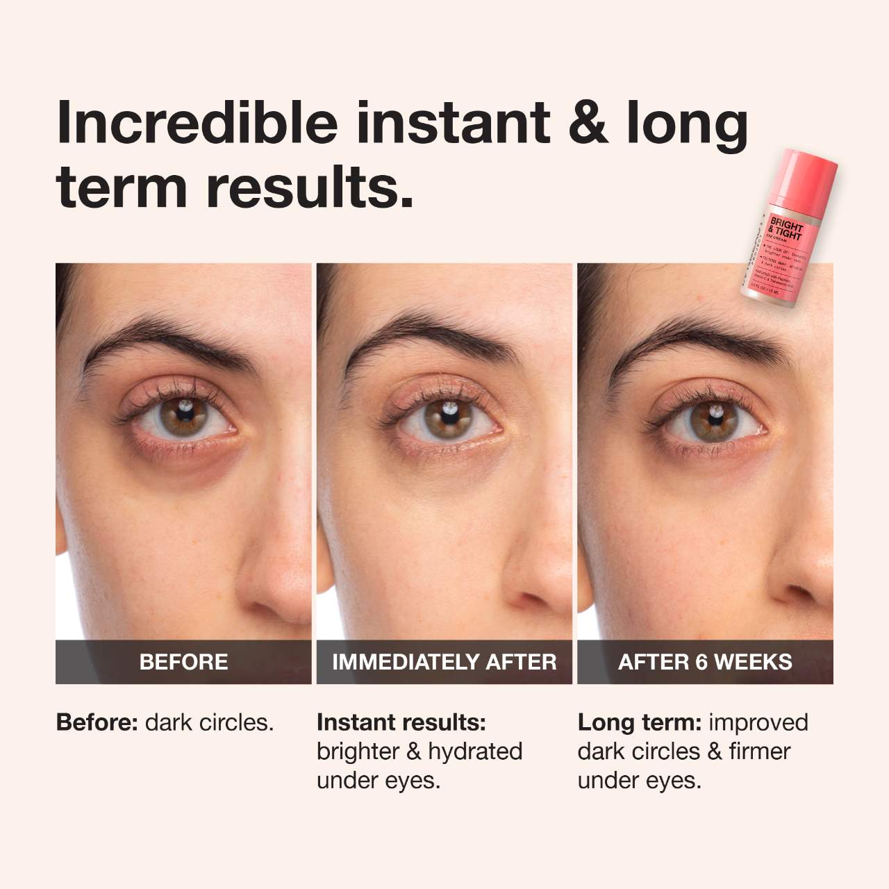 Bright Tight Dark Circle Firming Eye Cream With Vitamin C Peptides Cosmopolitan Shop