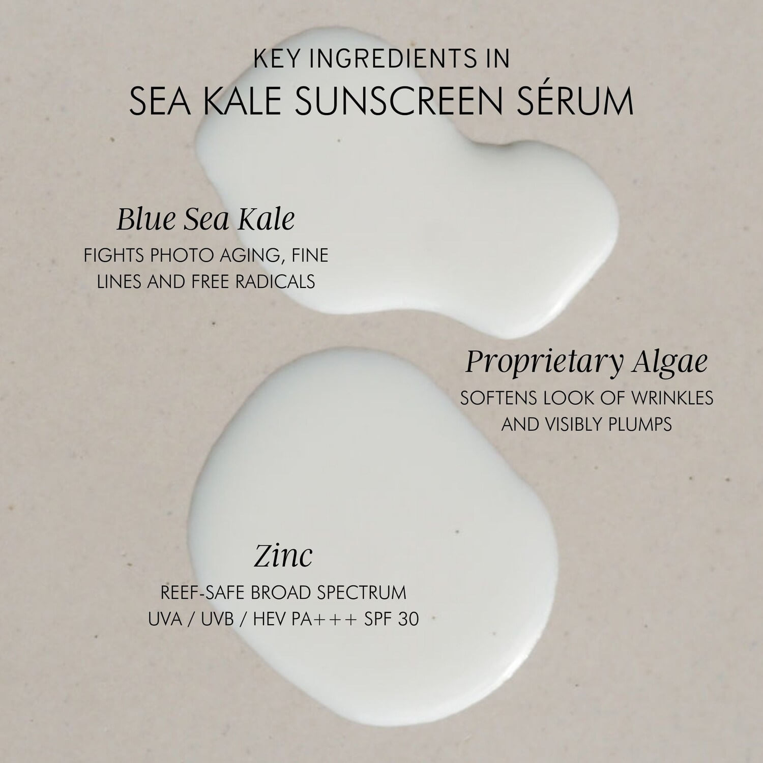 Algae + Zinc® Sea Kale Mineral Sunscreen Sérum Spf 30 | Cosmopolitan Shop