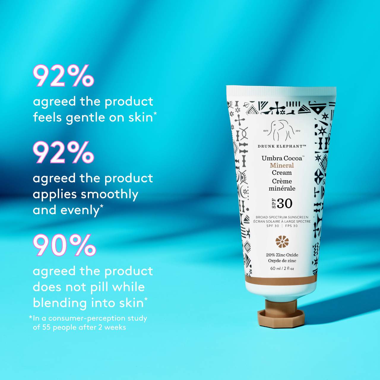 Umbra 100% Mineral Cream Spf 30/pa+++ Tinted Face Sunscreen - Sheer ...