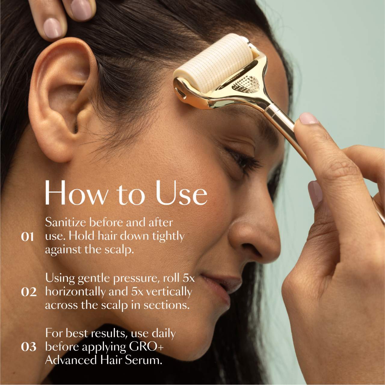 0.25 Mm Gro+ Advanced Scalp Dermaroller | Cosmopolitan Shop