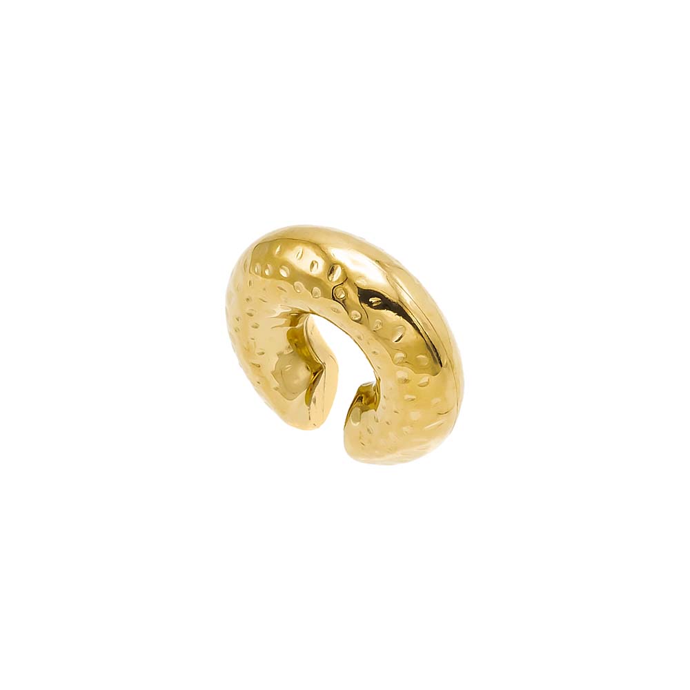 Indented Chunky Hollow Ear Cuff | Cosmopolitan Shop